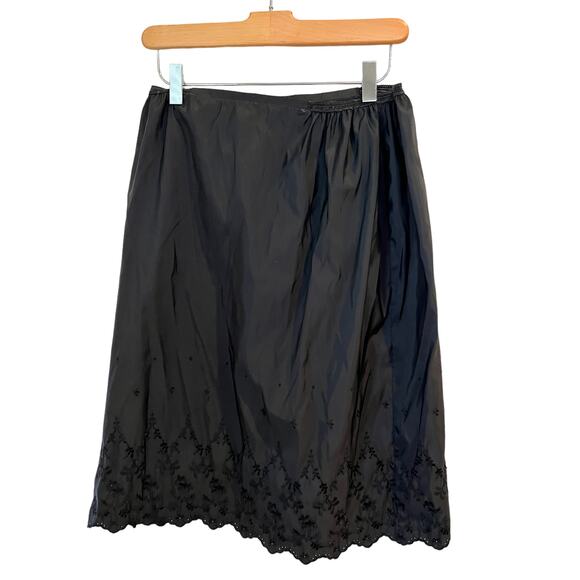 Vintage | Intimates & Sleepwear | Vintage 7s Komar Black Eyelet ...